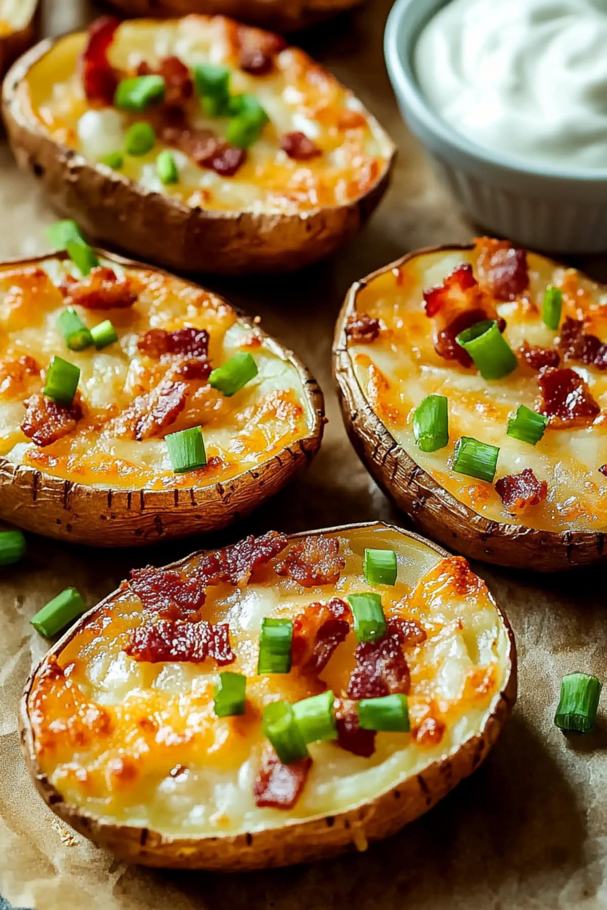 Cheesy Bacon Potato Bites - Insanely Good