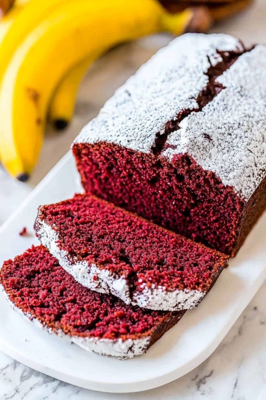 Red Velvet Banana Bread - Insanely Good