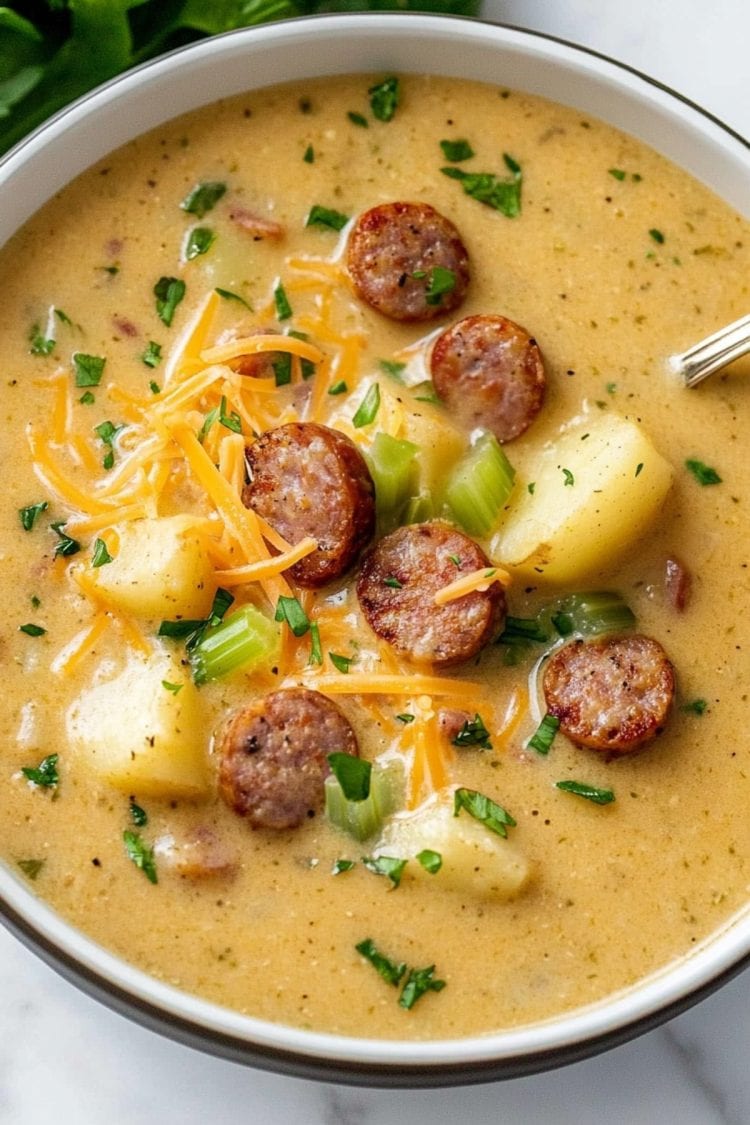 Creamy Cajun Potato Soup - Insanely Good