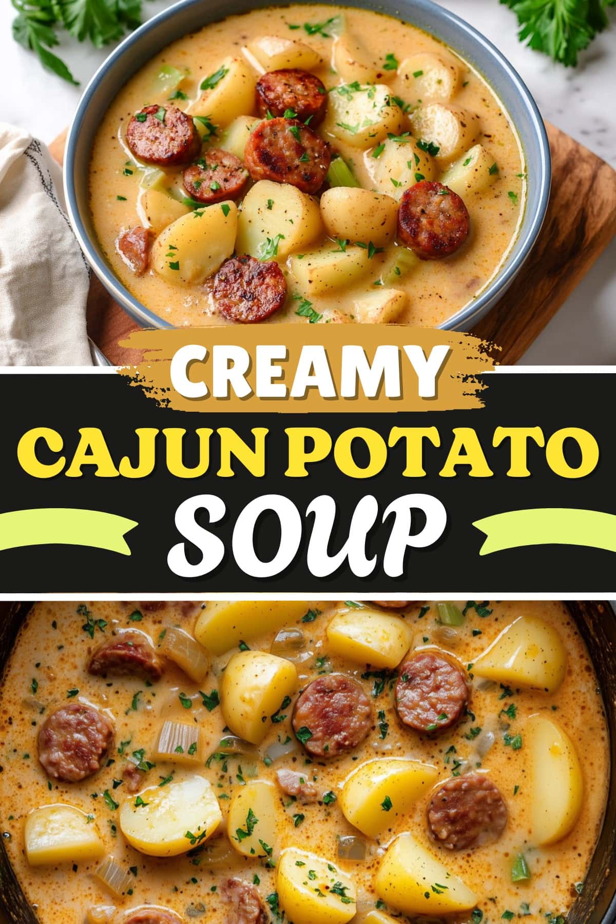 Creamy Cajun Potato Soup - Insanely Good