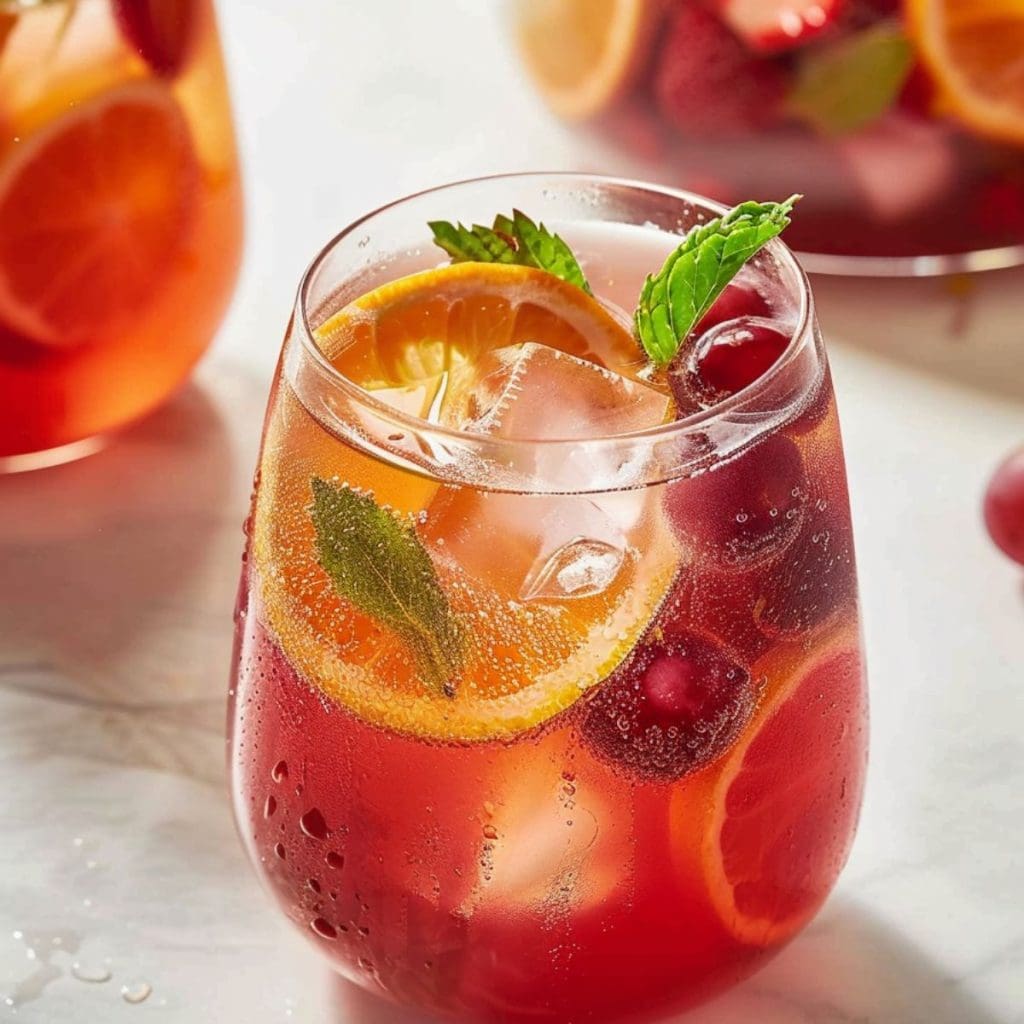 Rosé Sangria Mocktail - Insanely Good