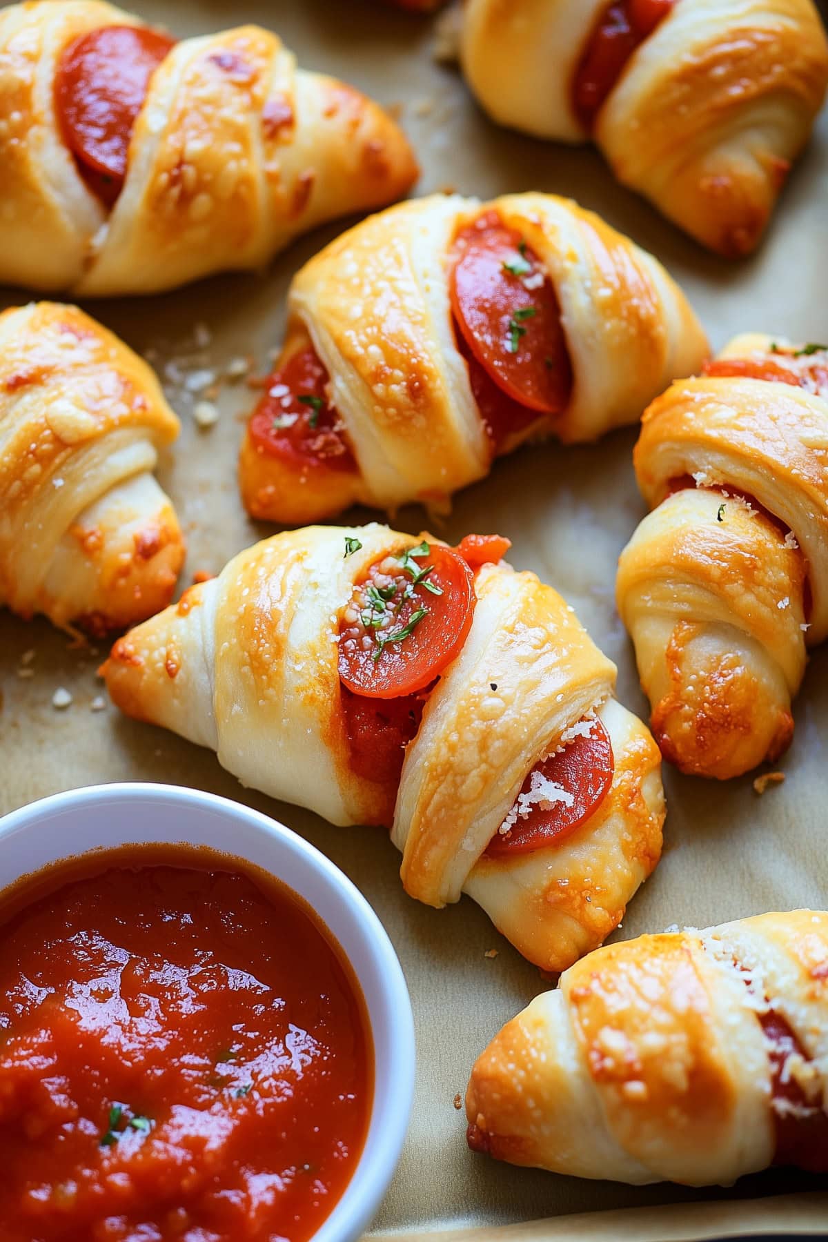Pepperoni Pizza Crescent Rolls - Insanely Good