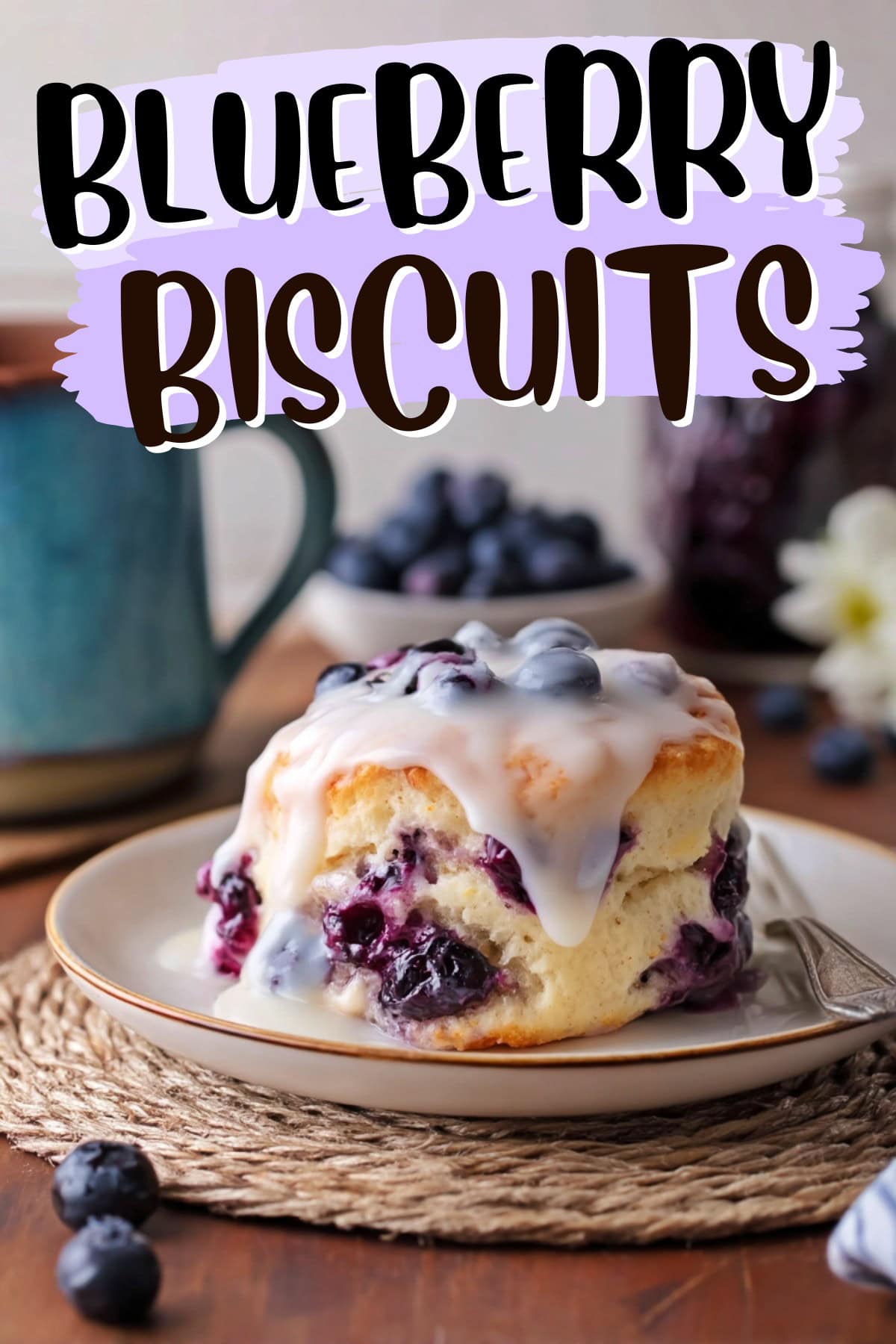 Blueberry Biscuits - Insanely Good