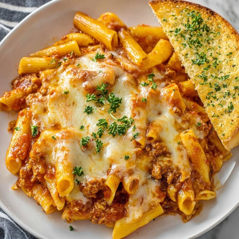 Crock Pot Baked Ziti - Insanely Good