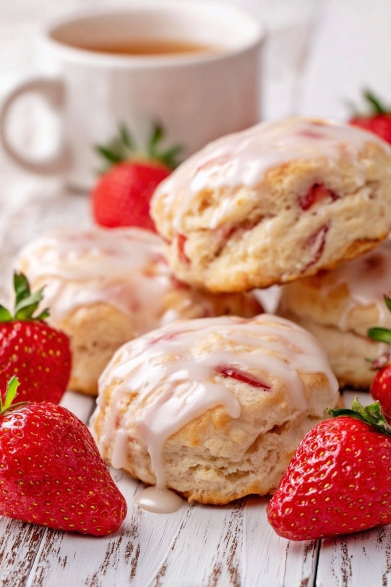 Strawberry Biscuits - Insanely Good